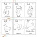 ABC Tracing, Alphabet Tracing, Animal Coloring Book, Printable Coloring ...