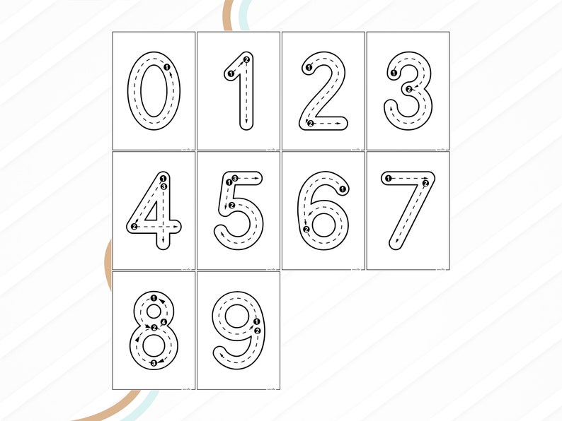 ABC Tracing, Alphabet Tracing, Trace Letters, Trace Numbers, Printable ...