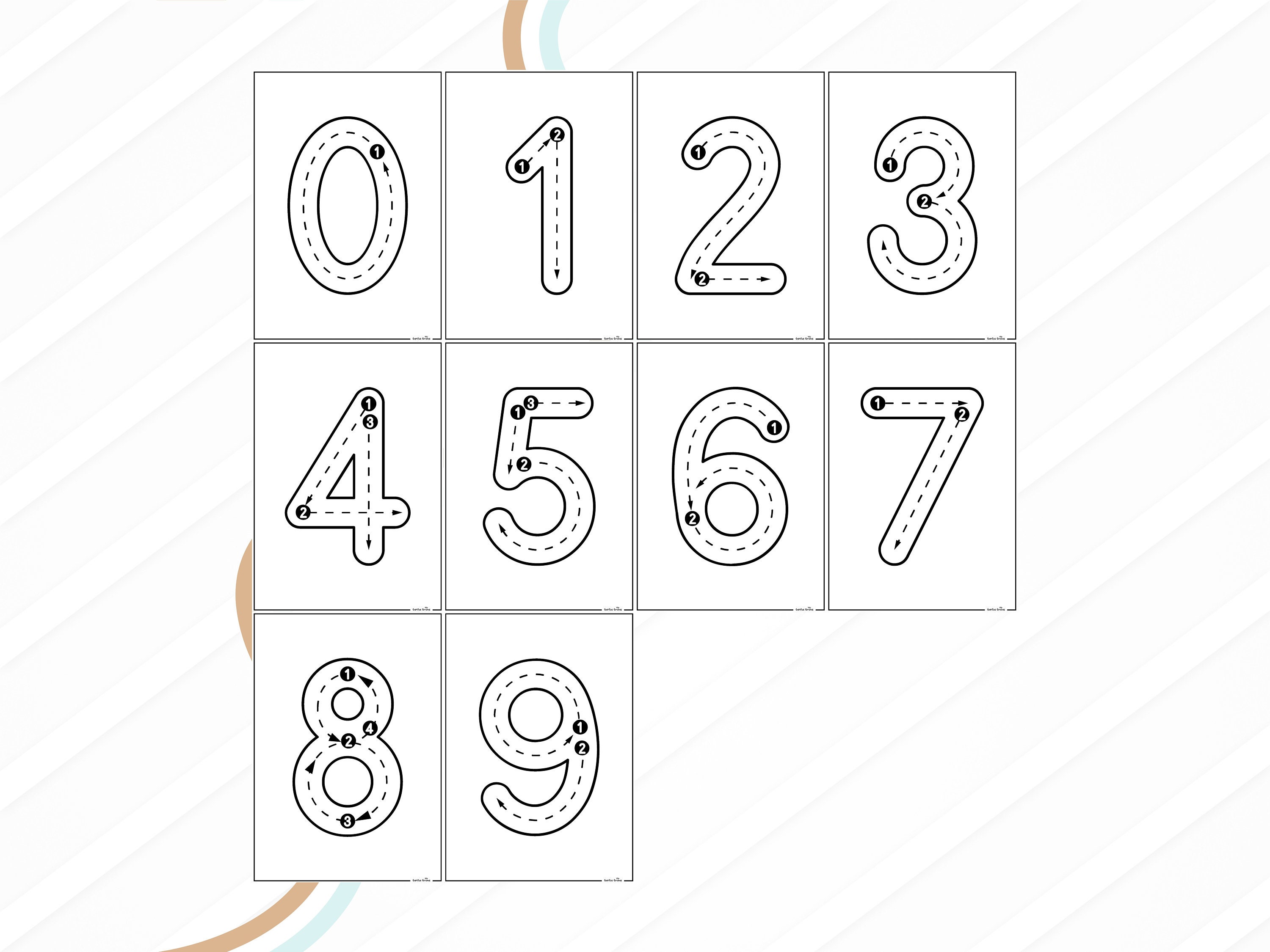 ABC Tracing, Alphabet Tracing, Trace Letters, Trace Numbers, Printable ...