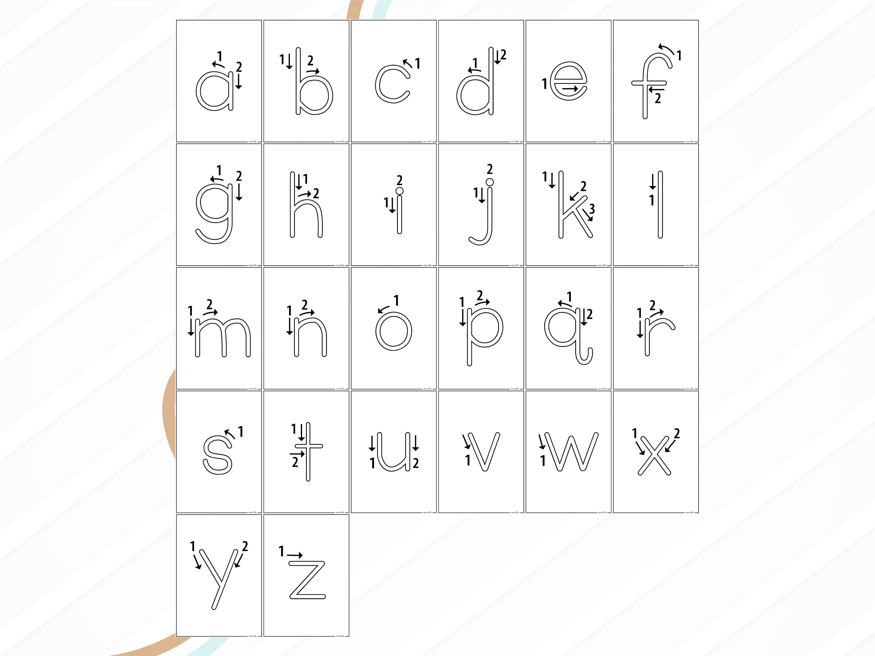 ABC Tracing, Alphabet Tracing, Trace Letters, Trace Numbers, Printable ...
