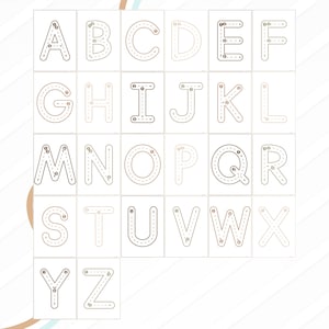 ABC Tracing, Alphabet Tracing, Trace Letters, Trace Numbers, Printable ...