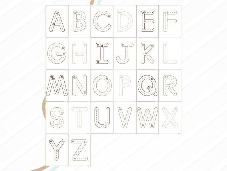 ABC Tracing, Alphabet Tracing, Trace Letters, Trace Numbers, Printable ...