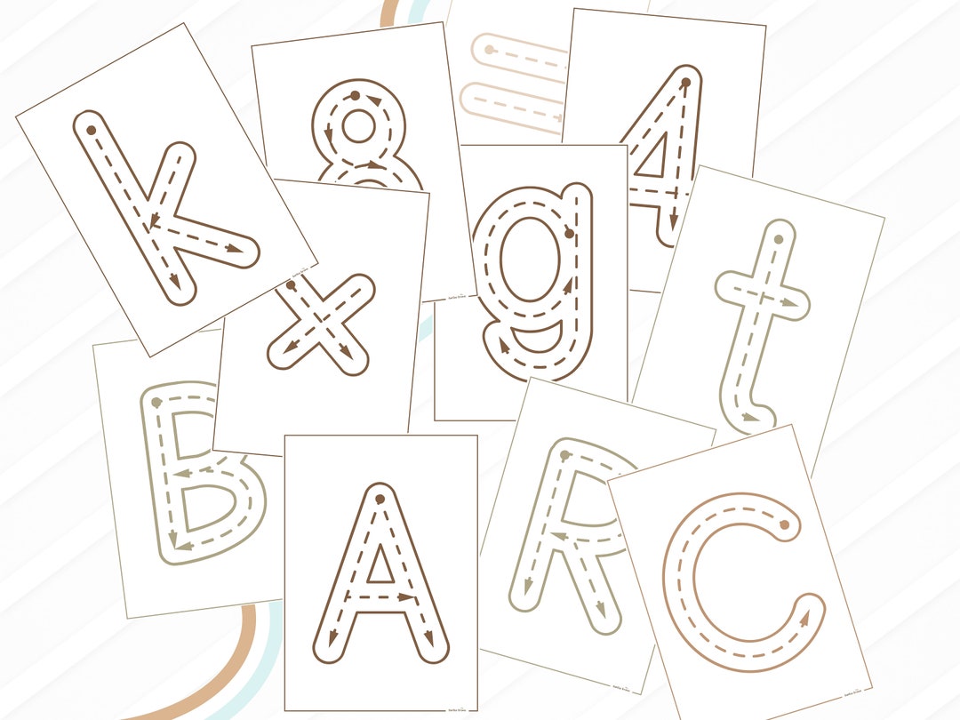 ABC Tracing, Alphabet Tracing, Trace Letters, Trace Numbers, Printable ...