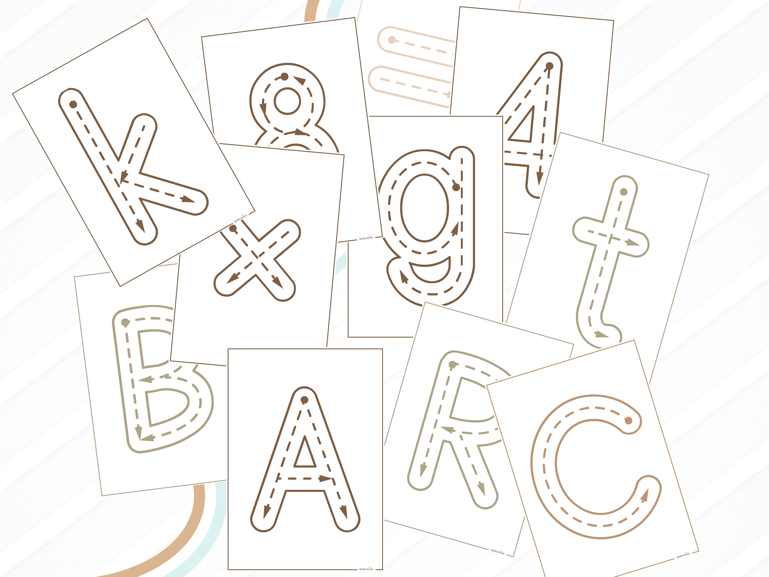 ABC Tracing, Alphabet Tracing, Trace Letters, Trace Numbers, Printable ...