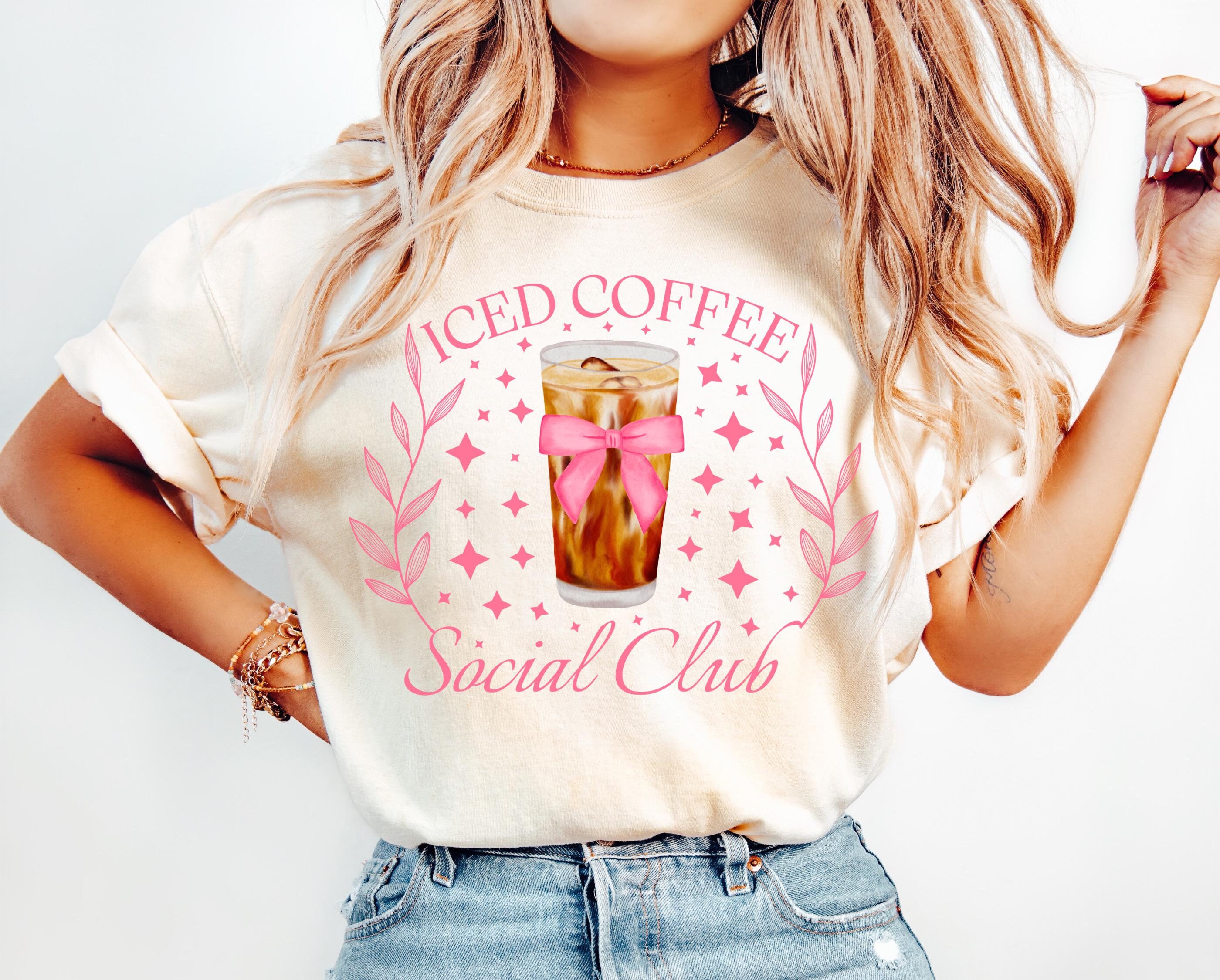 Iced Coffee Png, Coffee Png, Digital Download, Coquette Coffee Png, Bow ...