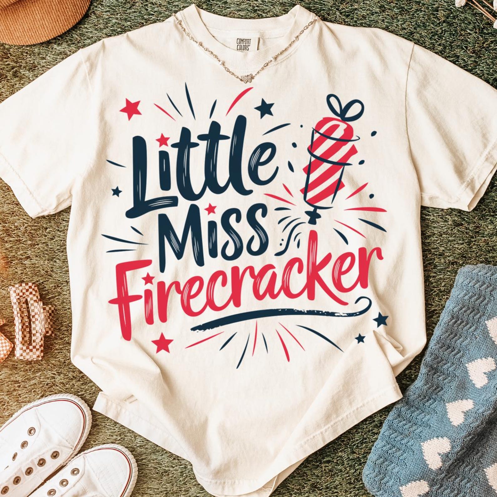 Little Miss Firecracker Png, 4th July Png Kids Toddler, Little Mister ...