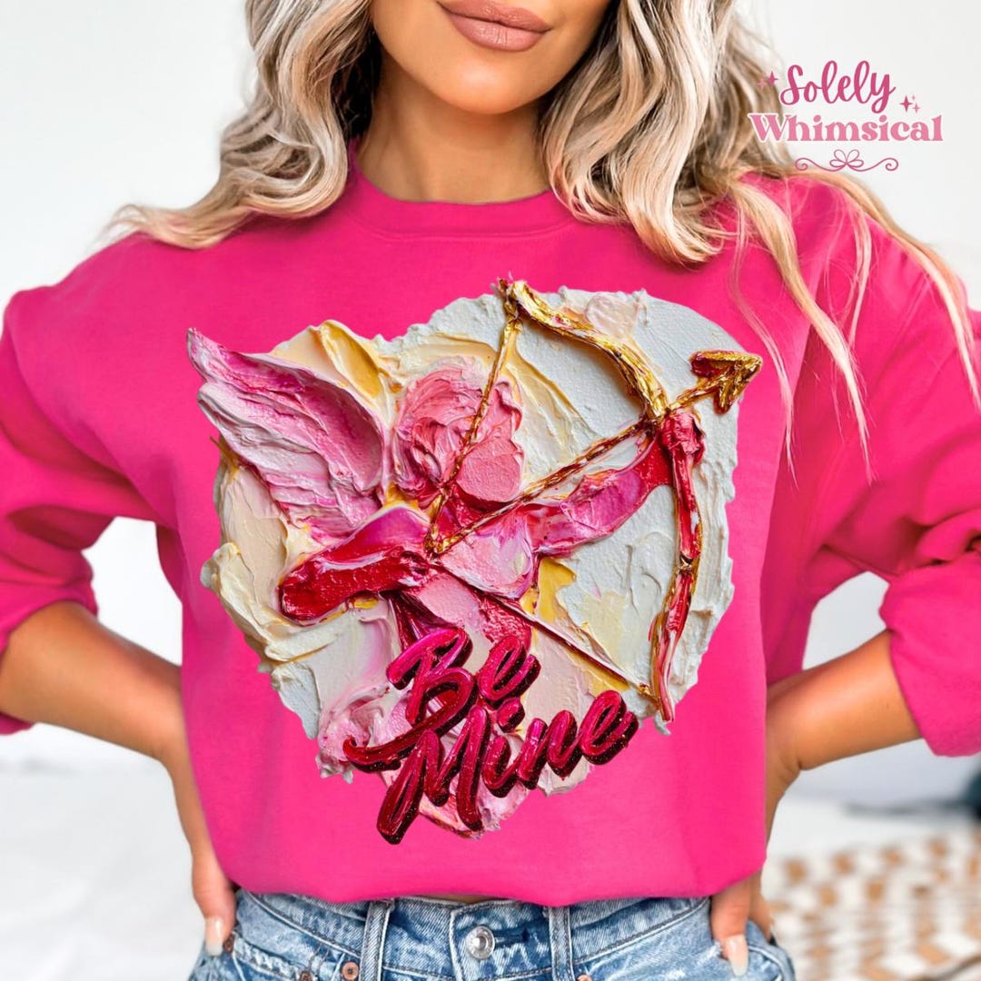 Cupid Png, Be Mine Png, Brushstroke Png, Valentine’s Day Png, Coquette ...