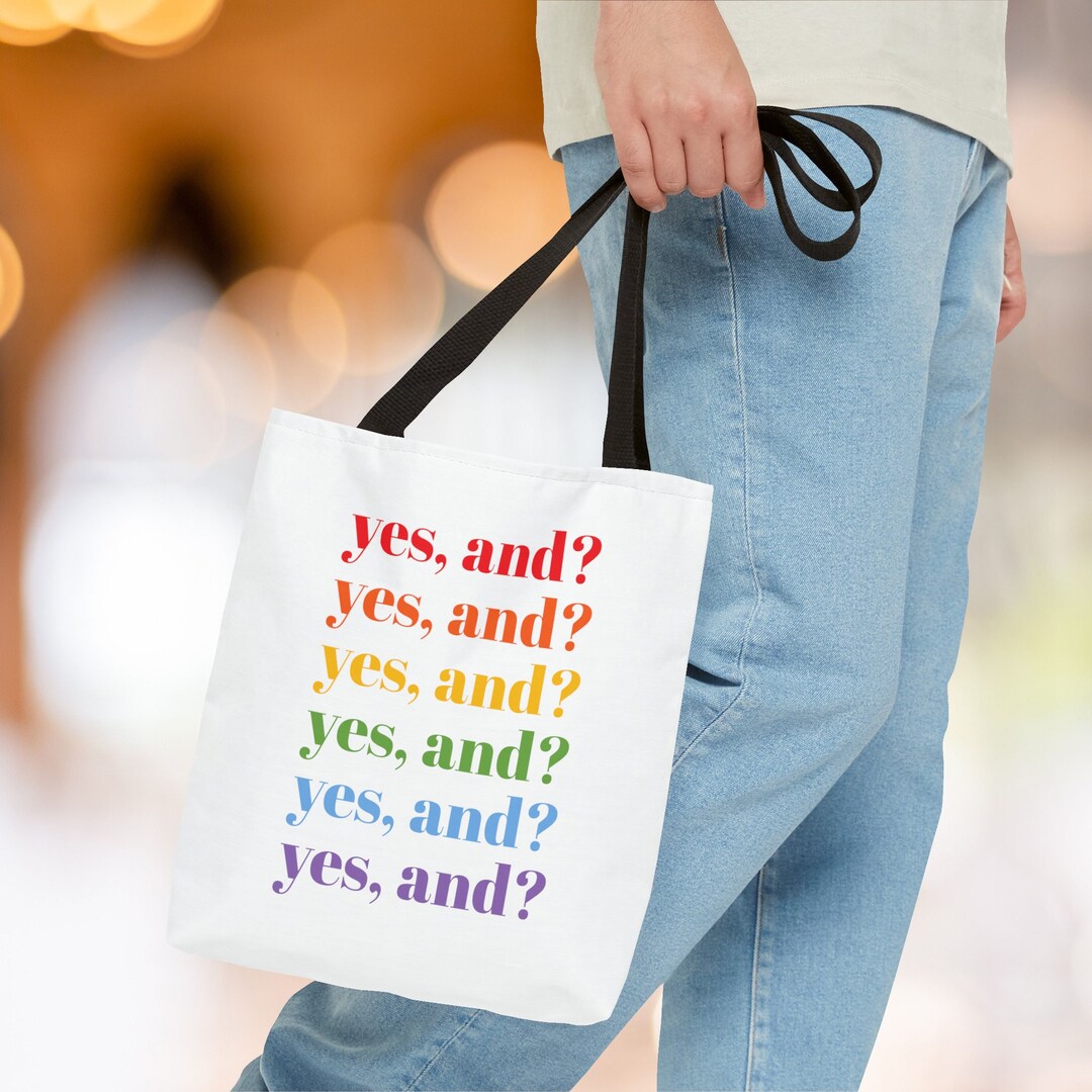 Tote Bag Ariana Grande, Yes, And, Pride Edition - Etsy
