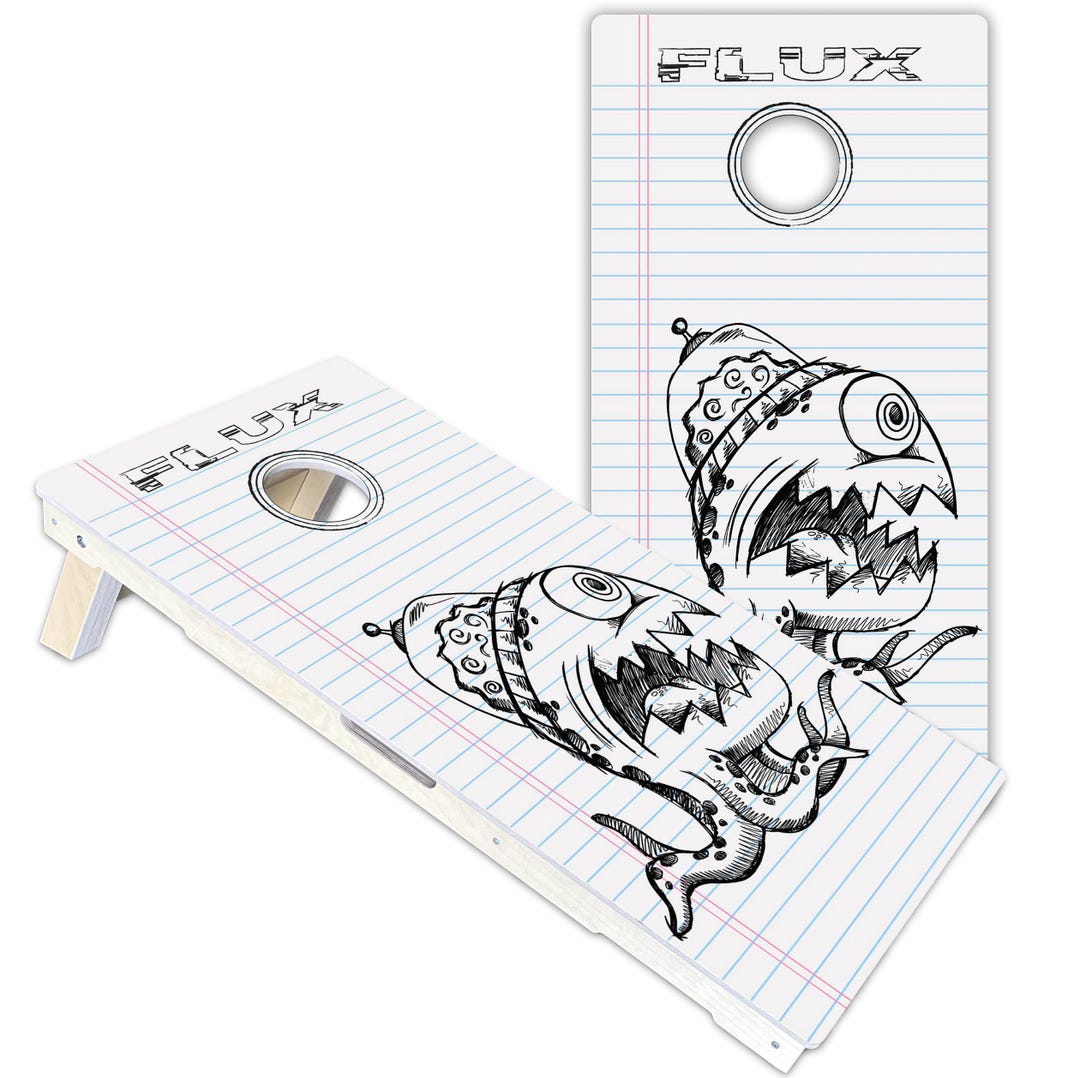 Doodle Monster - ACL Approved Tournament Cornhole Boards by Flux ...