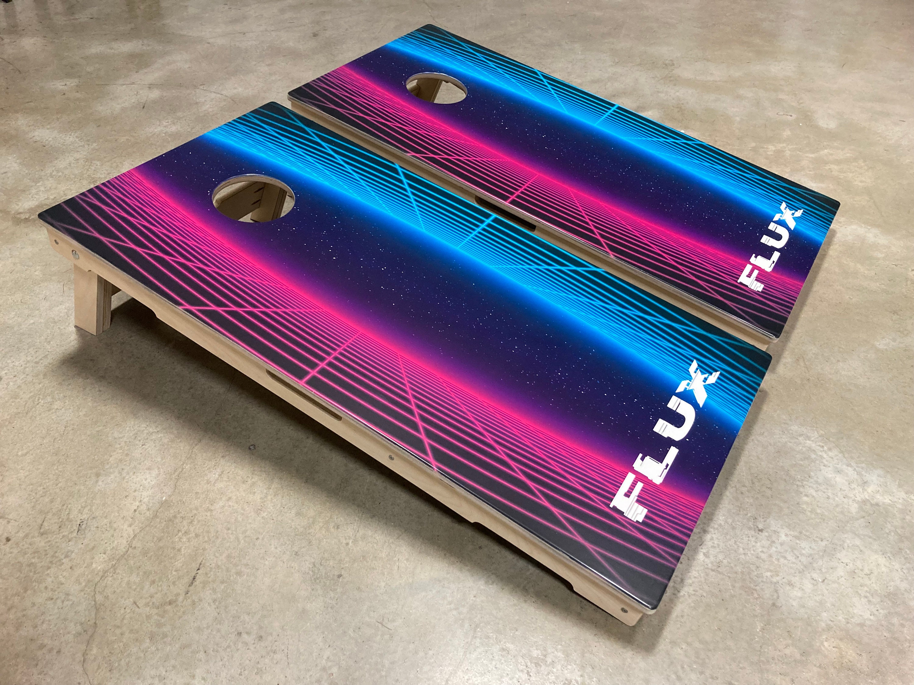 Split Space - ACL Approved Tournament Cornhole Boards by Flux Cornhole ...