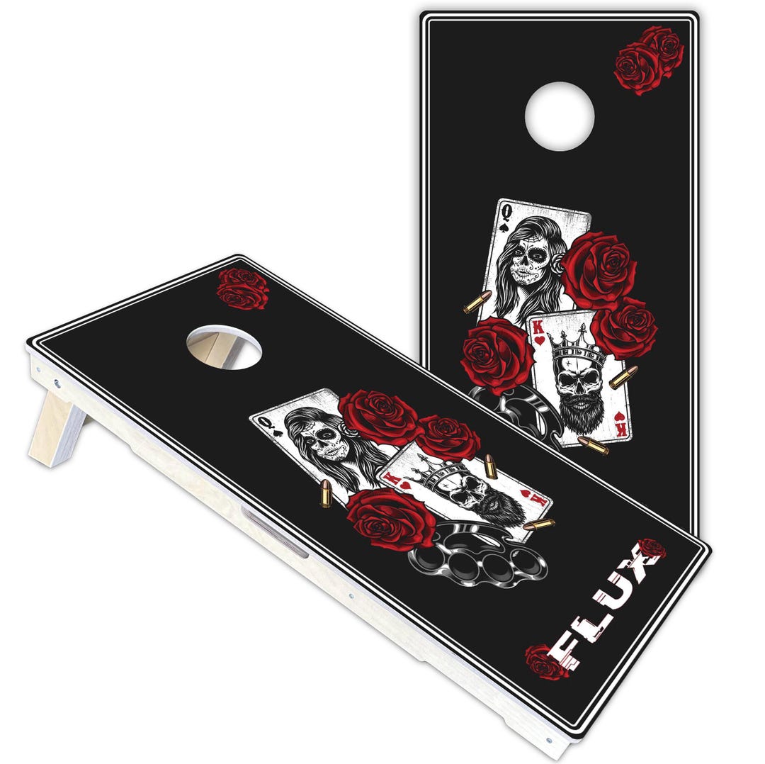 King & Queen - ACL Approved Tournament Cornhole Boards by Flux Cornhole ...