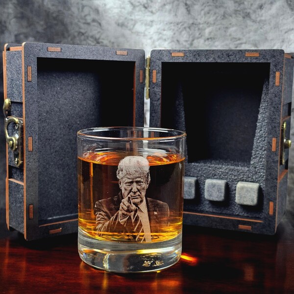 Trump Bourbon Glasses - Etsy