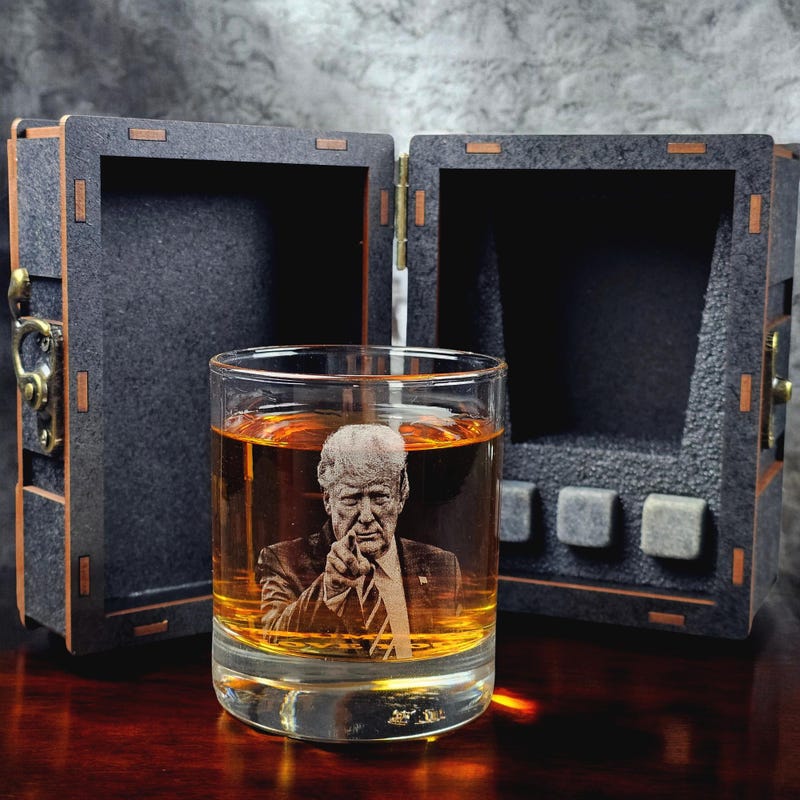 Trump Bulletproof Whiskey Glass - Etsy