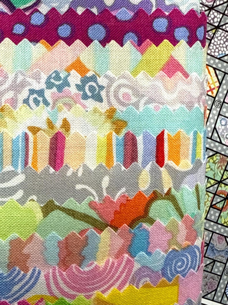 Kaffe Quilt Kit Silver Doubloons, 20 Fqs Cotton Fabric Modern Pattern ...