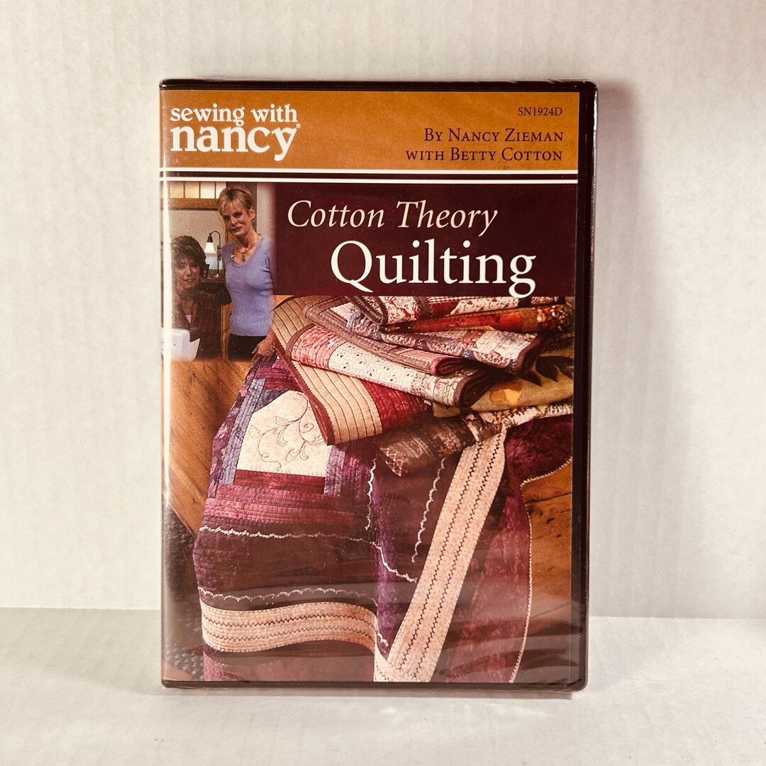 DVD Sewing With Nancy "cotton Theory Quilting" Nancy Zieman W Betty ...