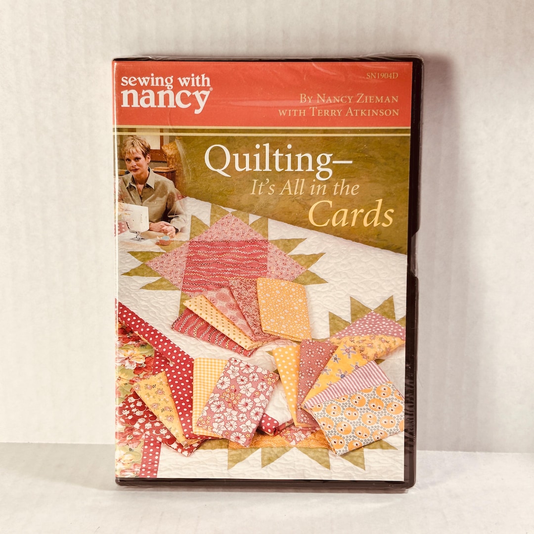 DVD Sewing With Nancy "quilting It's All in the Cards" NIP ...