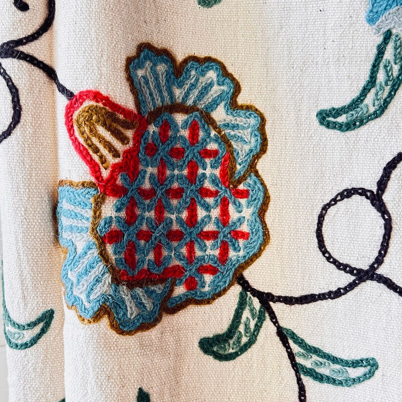 Crewel Fabric - Etsy