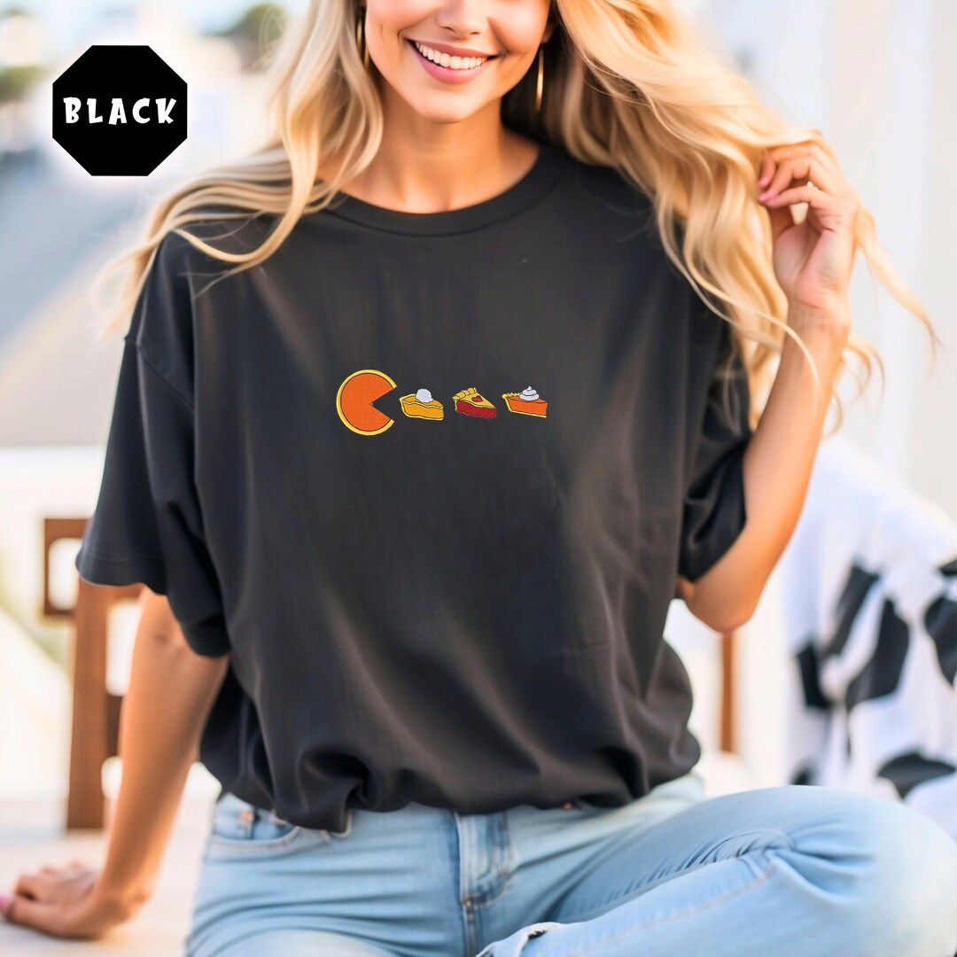 Embroidered Cakes T-shirt, Cakes Graphic Shirt, Sweet Cakes Tee, Cake ...