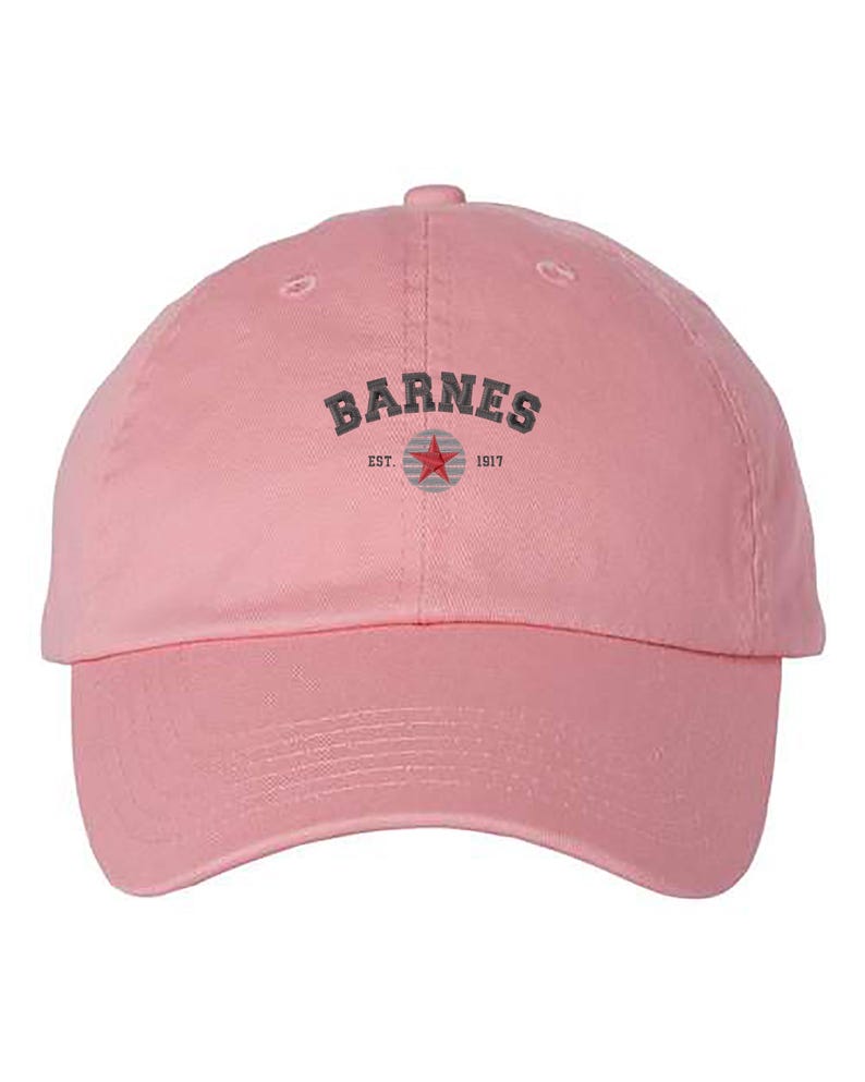 Embroidered Barnes Est 1917 Baseball Hat, Retro Bucky Barnes Cap ...