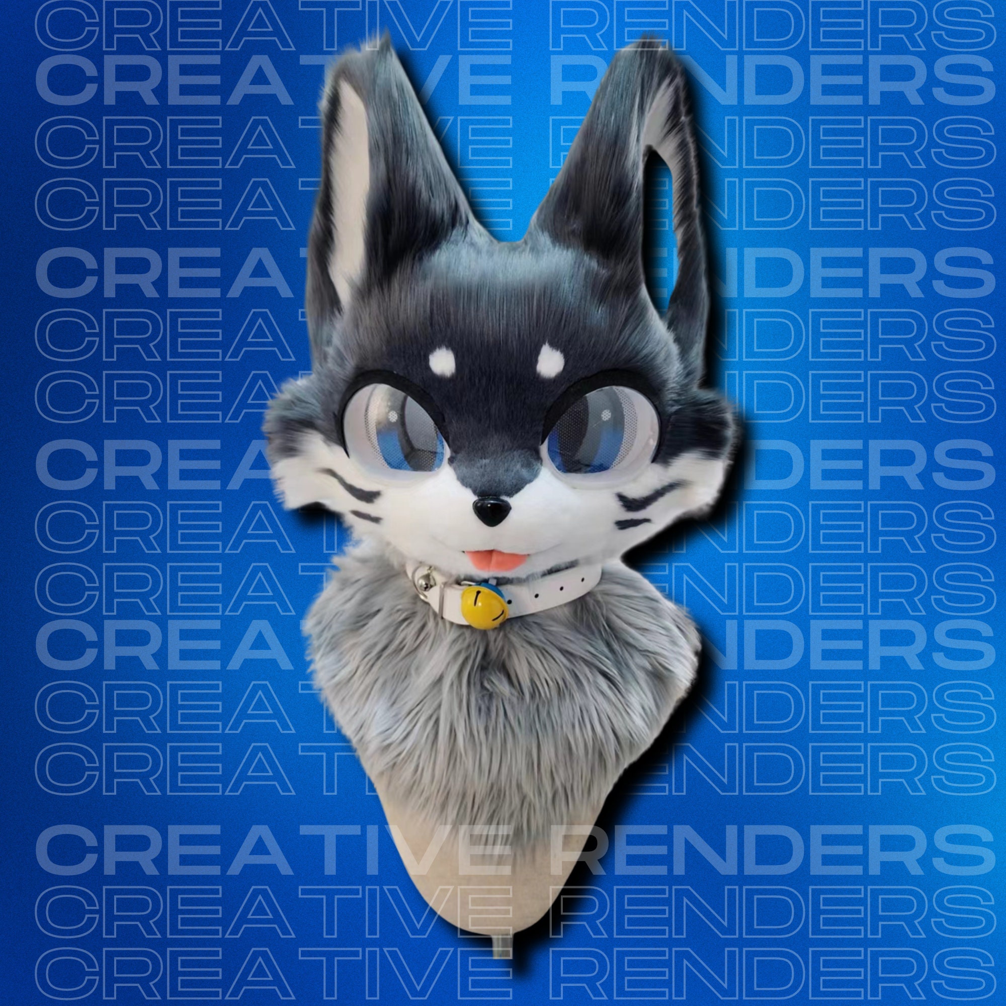 Complete Fursuit Head, Cosplay, Fursuit, ,kemono, Head Furry, Fur Mask ...