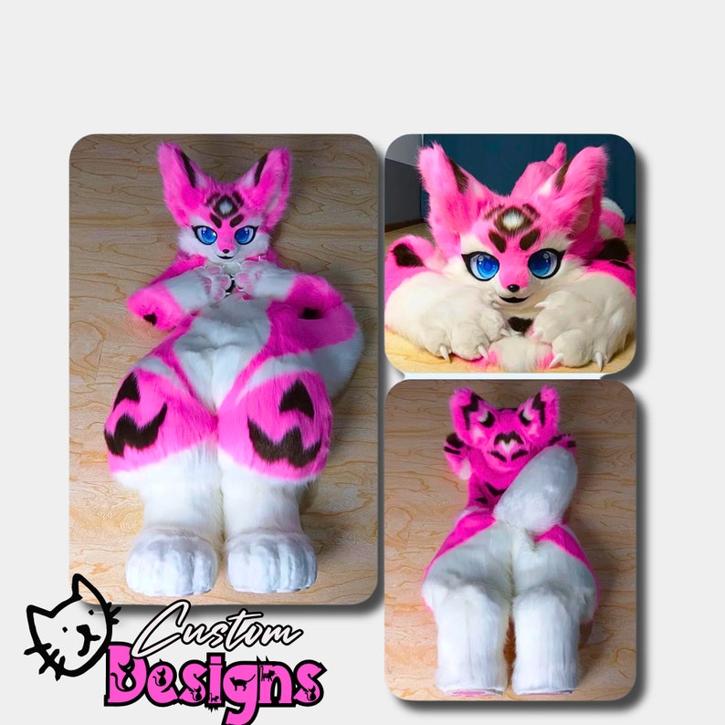 Fursuit, Custom Fursona, Full Personalized Fursuit Maker, Faux Fur, Kemono Commission, Persona ...