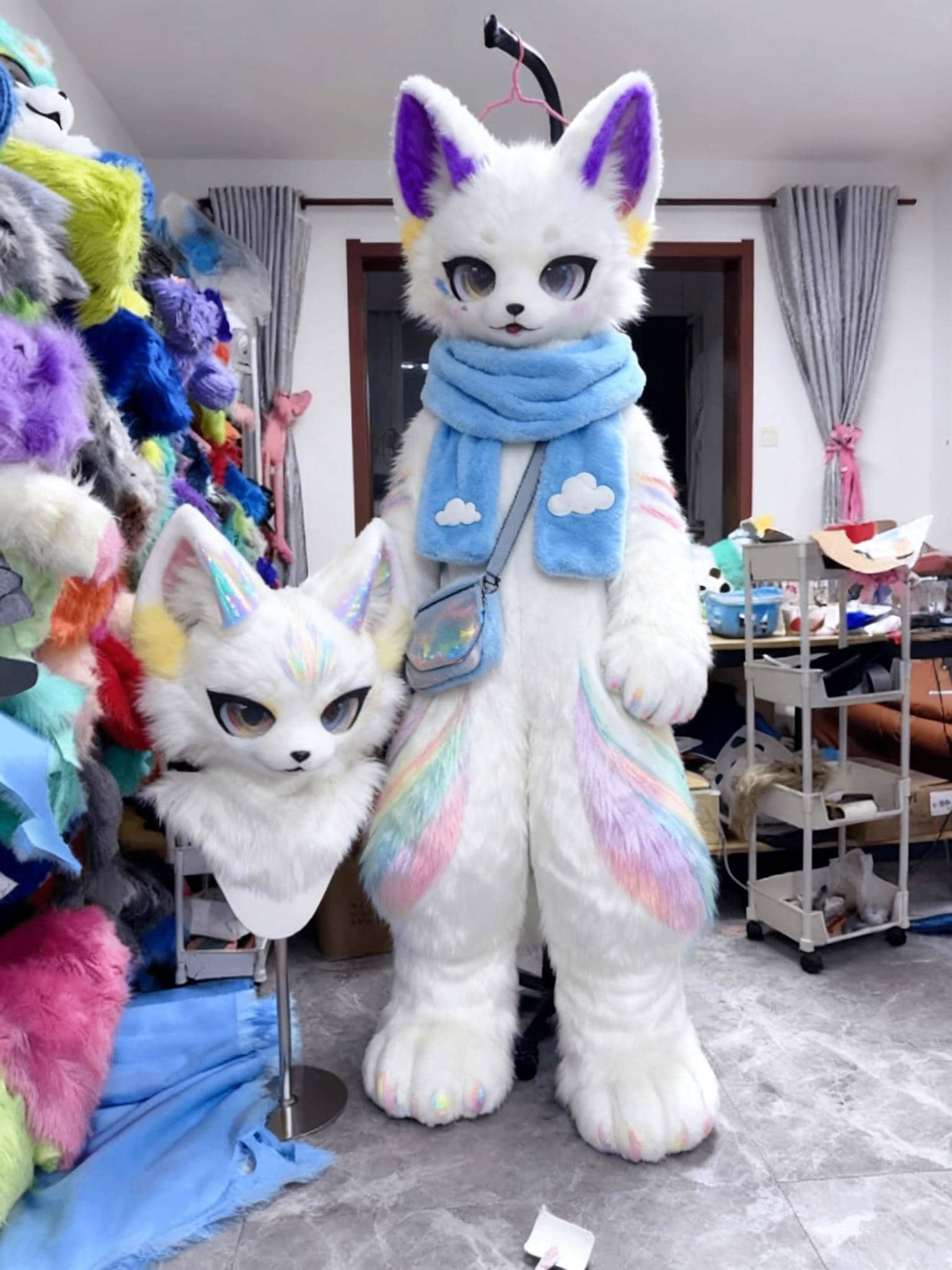 Custom Furry Kemono Fursuit: Soft Cosplay Costume - Etsy