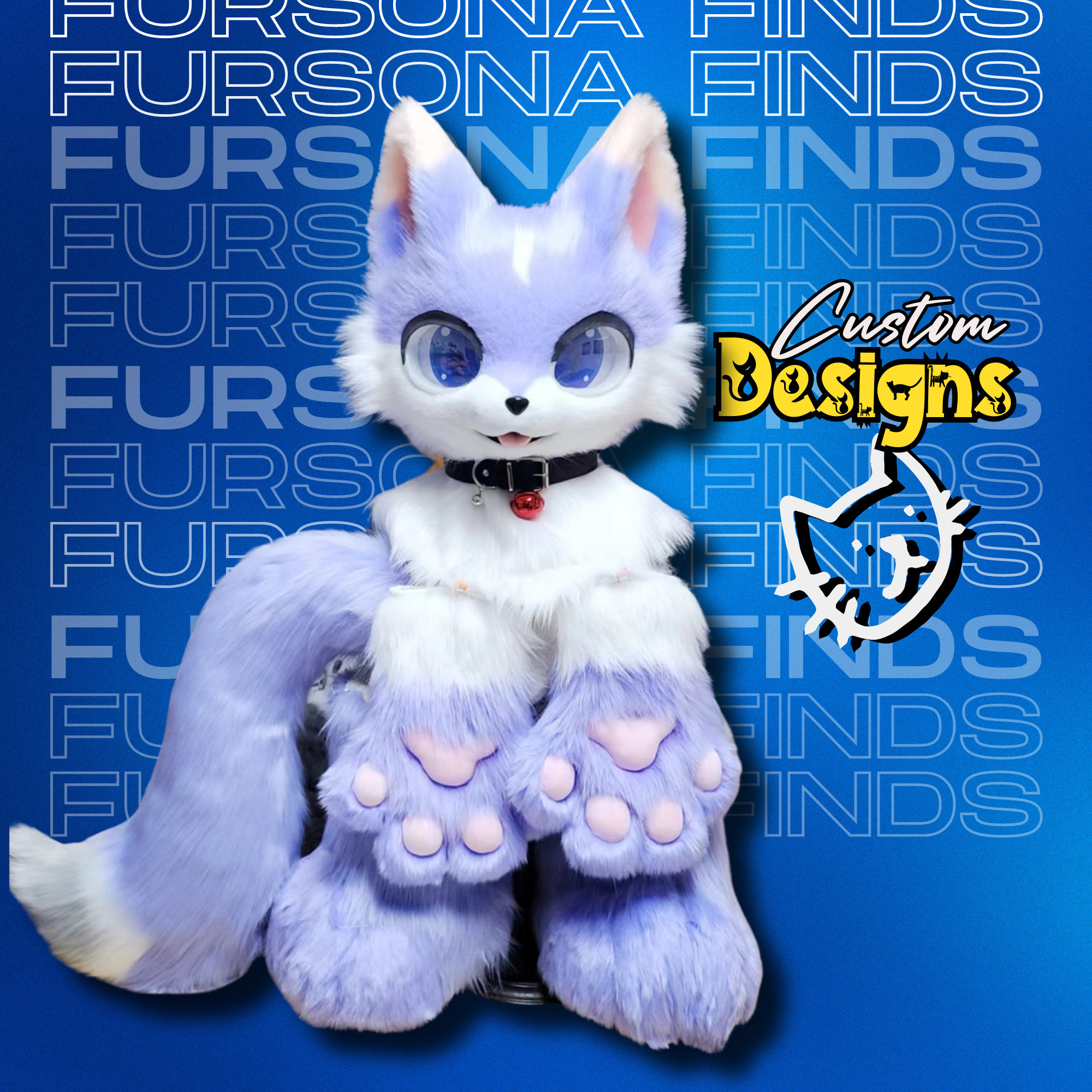 Fursona Partial – Furry Toony / Kemono Style Custom Fursuit Head + Paws ...