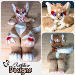 Personalized Kemono Fursuit: Full Suit Fursona, Faux Fur - Etsy