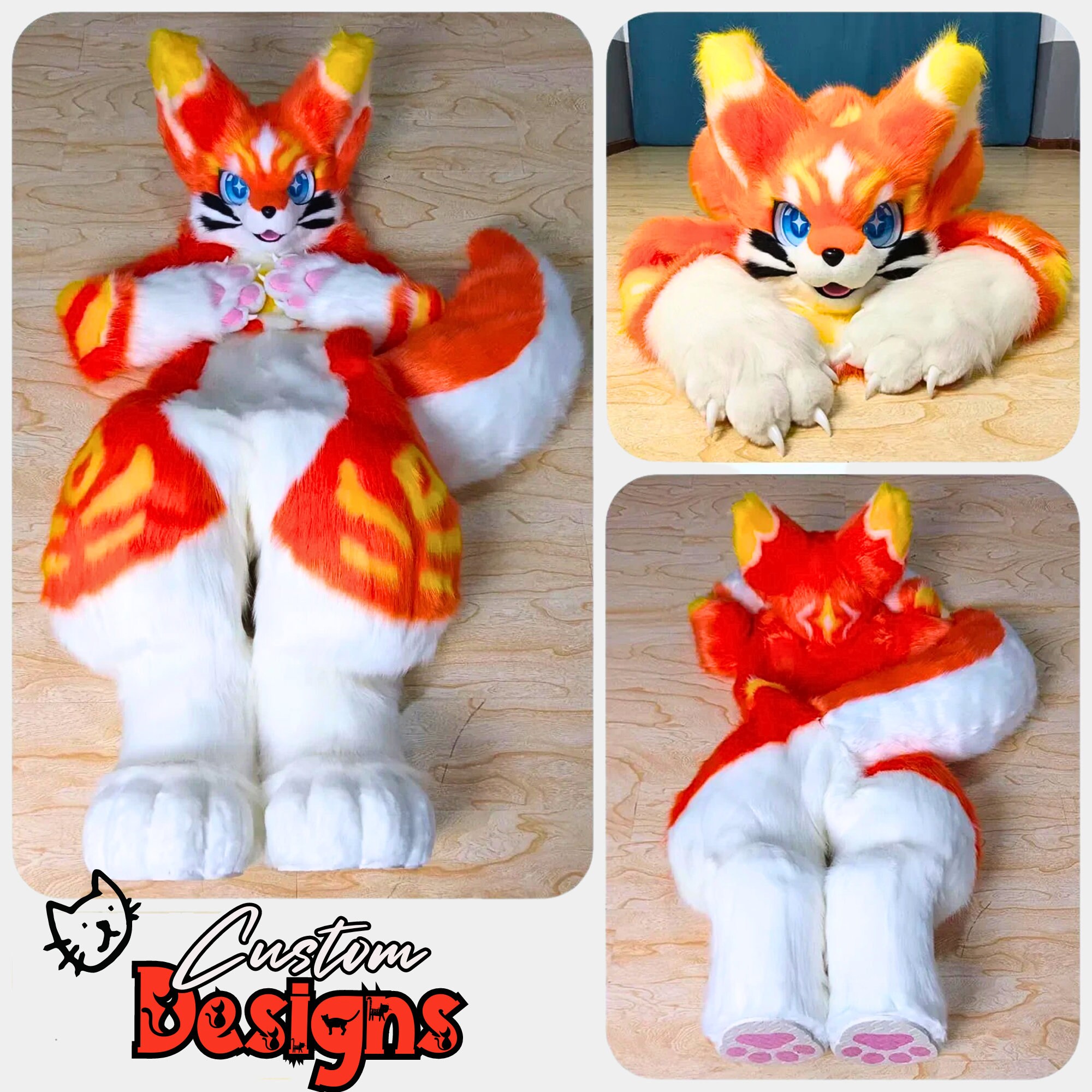 Custom Personalized Kemono Fursuit, Complete All IN ONE Fursona ...