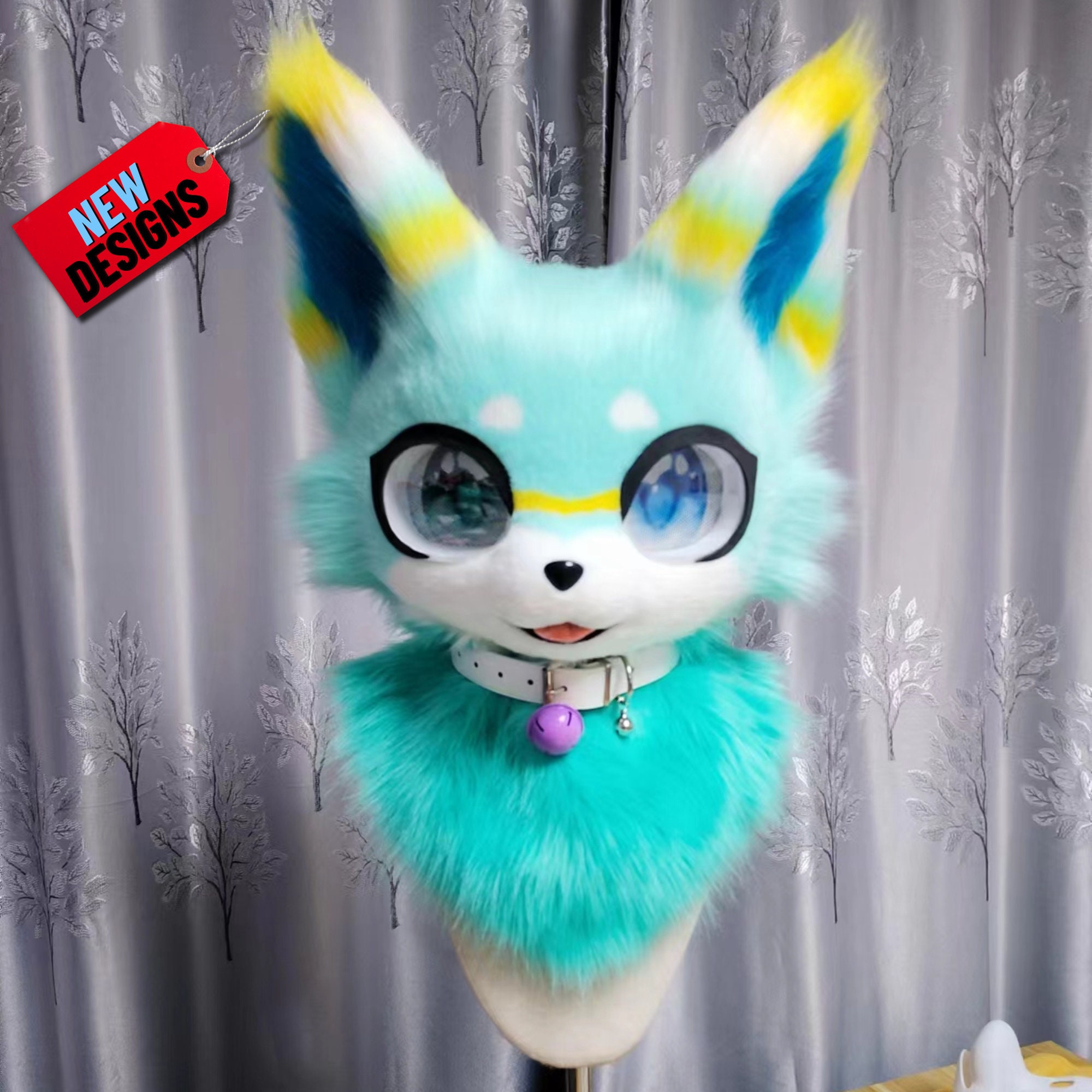 Handmade Furry Fursuit Headpiece: Cosplay Kemono Mask - Etsy
