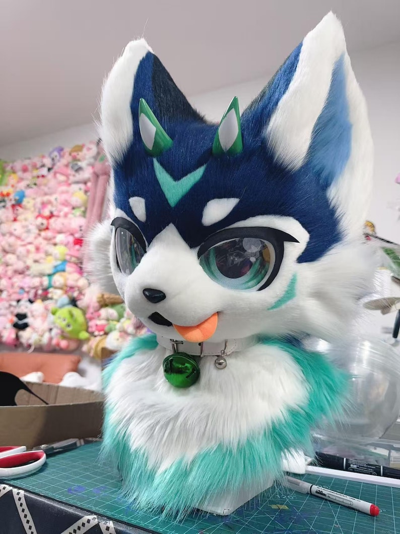 Custom Furry Head – Unique Fursuit Headpiece for Cosplay, Fursona ...