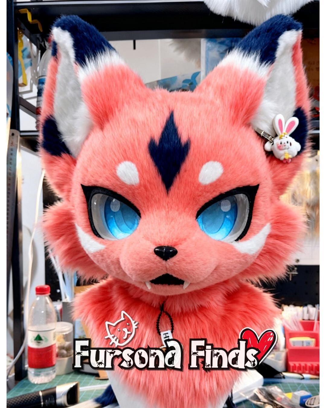 Custom Fursuit Head – Headpiece Faux Fur Cosplay Mask - Etsy