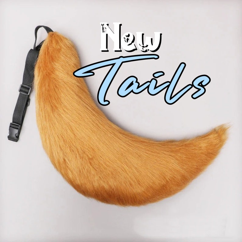 Fursona Fursuit Tail, Custom Colors, Fox Handmade Furry Accessory ...