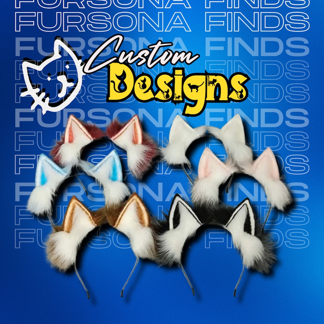 Custom Furry Ears, Fursuit Designs, Comfortable to Wear Animal Ears ...