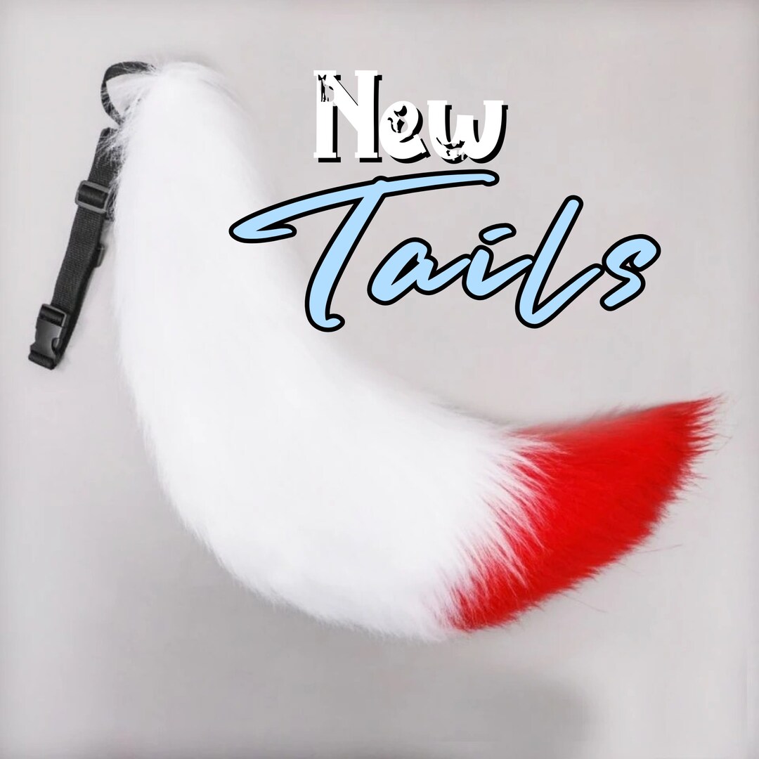 Fursona Fursuit Tail, Custom Colors, Fox Handmade Furry Accessory ...
