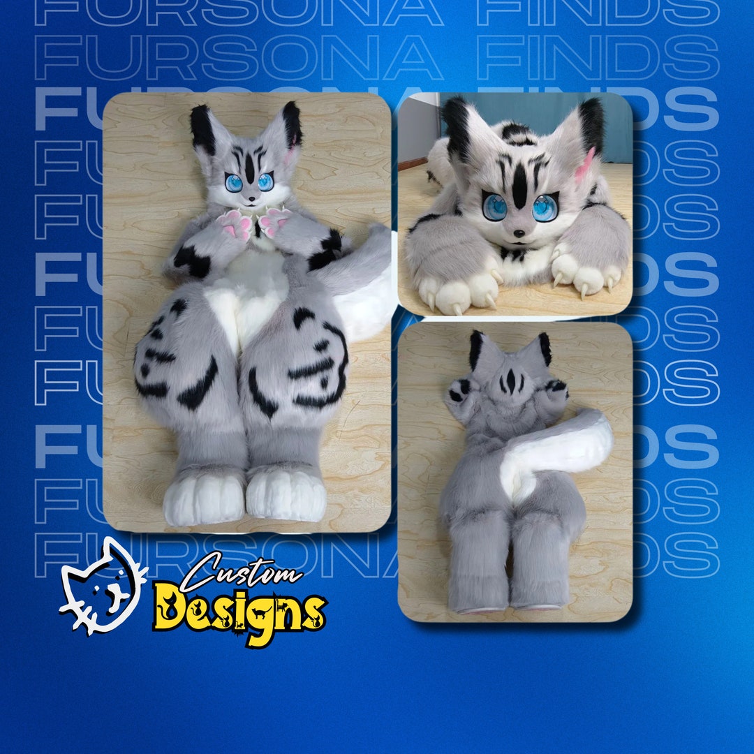 Custom Full Fursuit Set, Kemono Style, Personalized Handmade Fur Suit ...