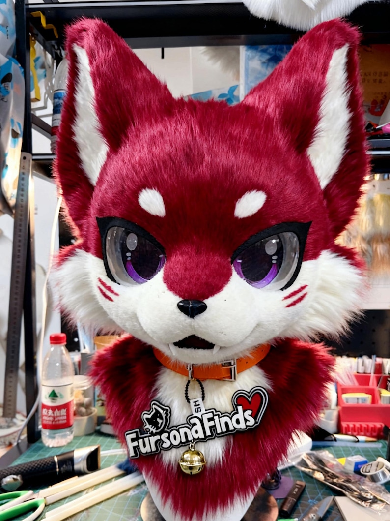 Fursuit Head: Custom Kemono Cat Cosplay Fursona. Choose Colors and ...