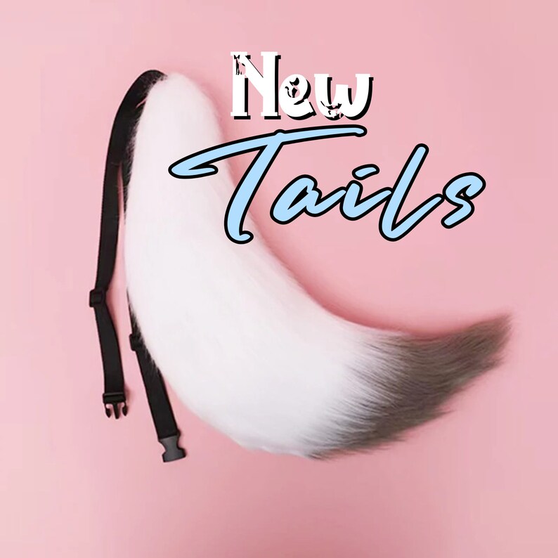 Fursona Fursuit Tail, Custom Colors, Fox Handmade Furry Accessory ...
