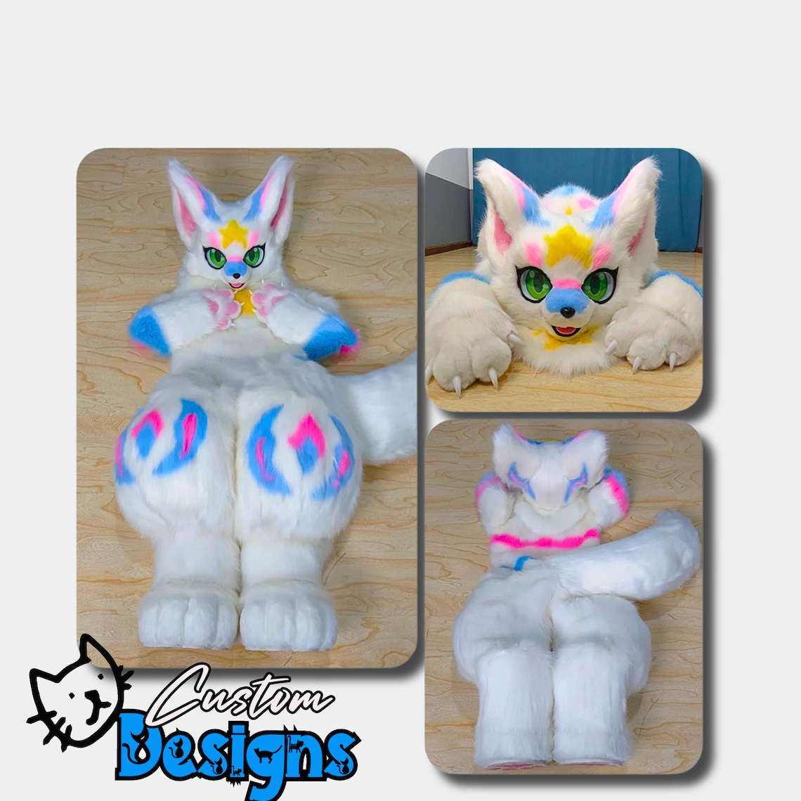 Fursuit, Custom Fursona, Full Personalized Fursuit Maker, Faux Fur, Kemono Commission, Persona ...