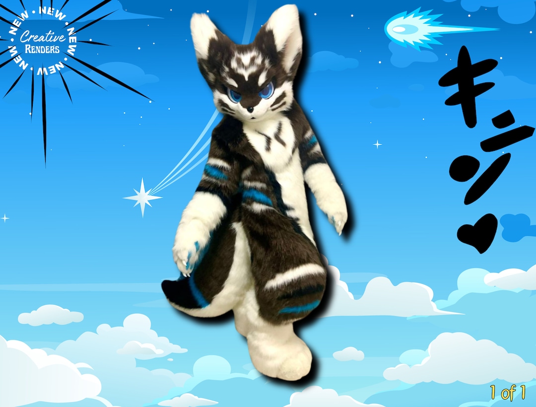 Unique Furry Kemono Fursuit: Soft Cosplay Costume, Convention Ready - Etsy