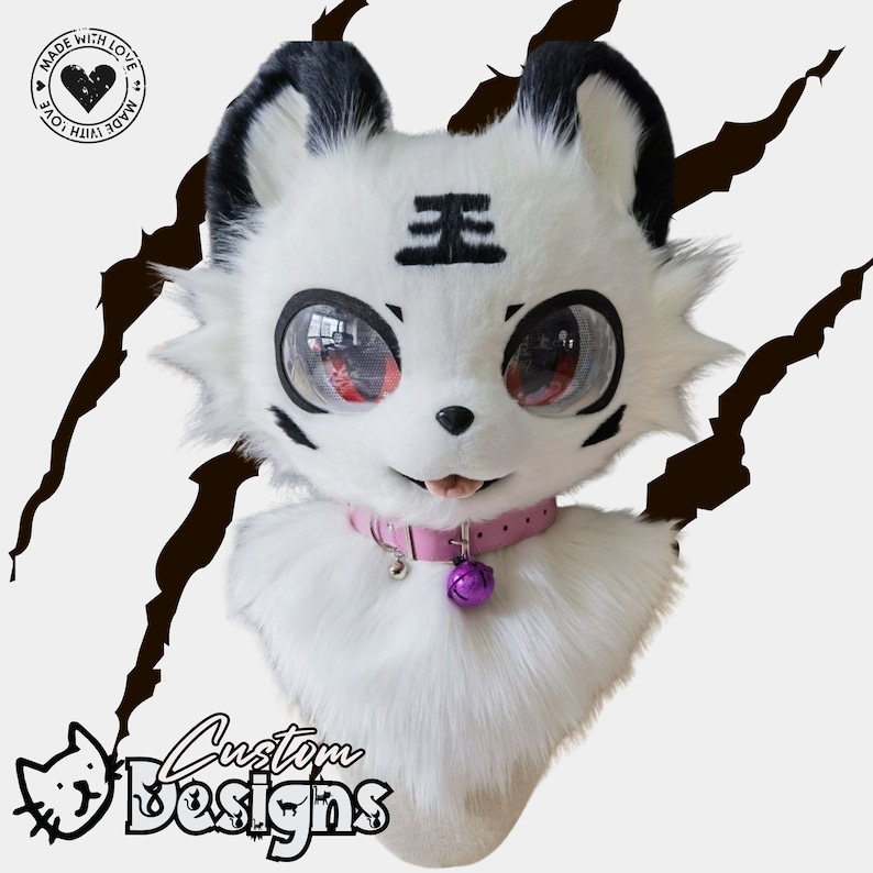 Furry Fursona Headpiece: Custom Fursuit Kemono Head - Etsy