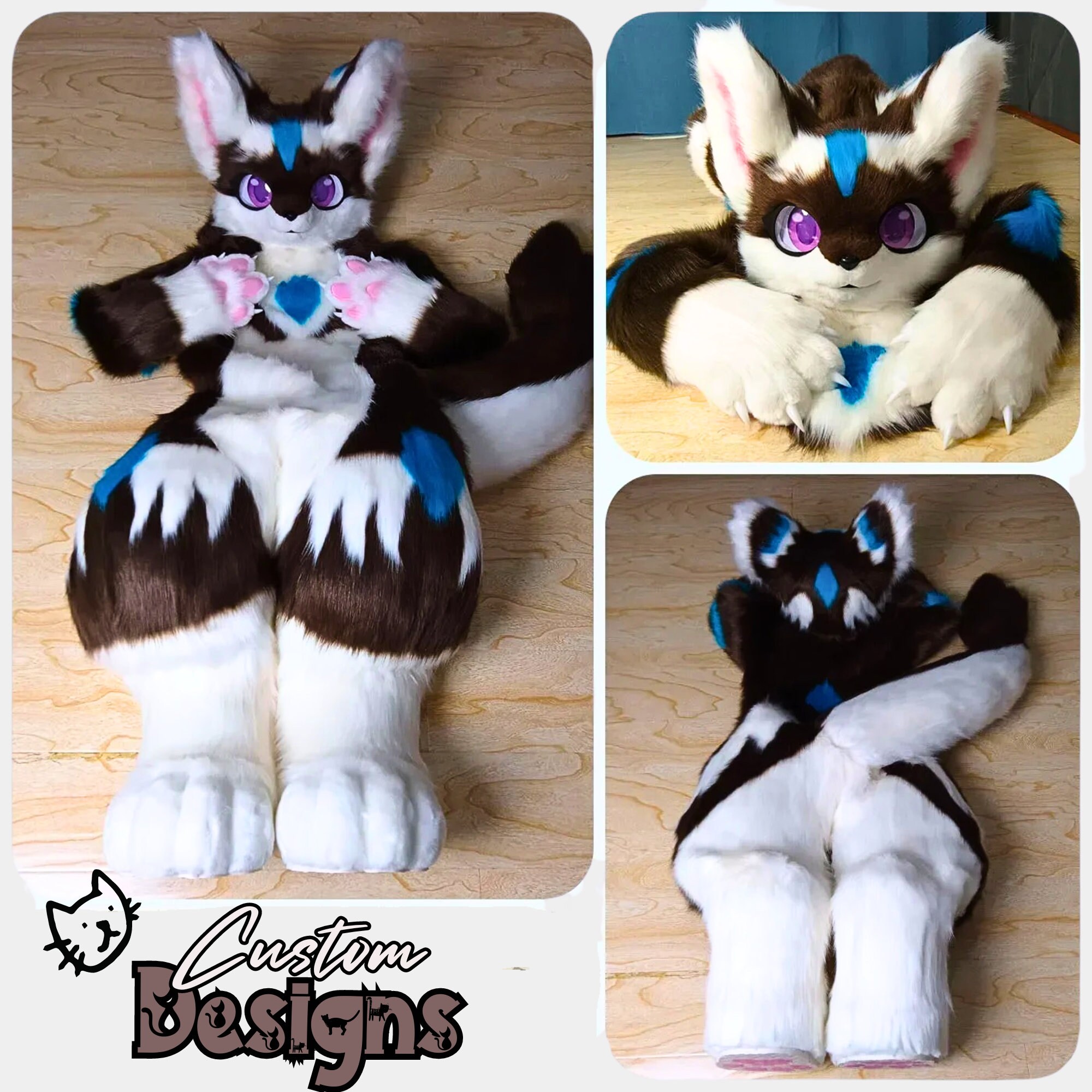 Custom Personalized Kemono Fursuit, Complete All IN ONE Fursona ...