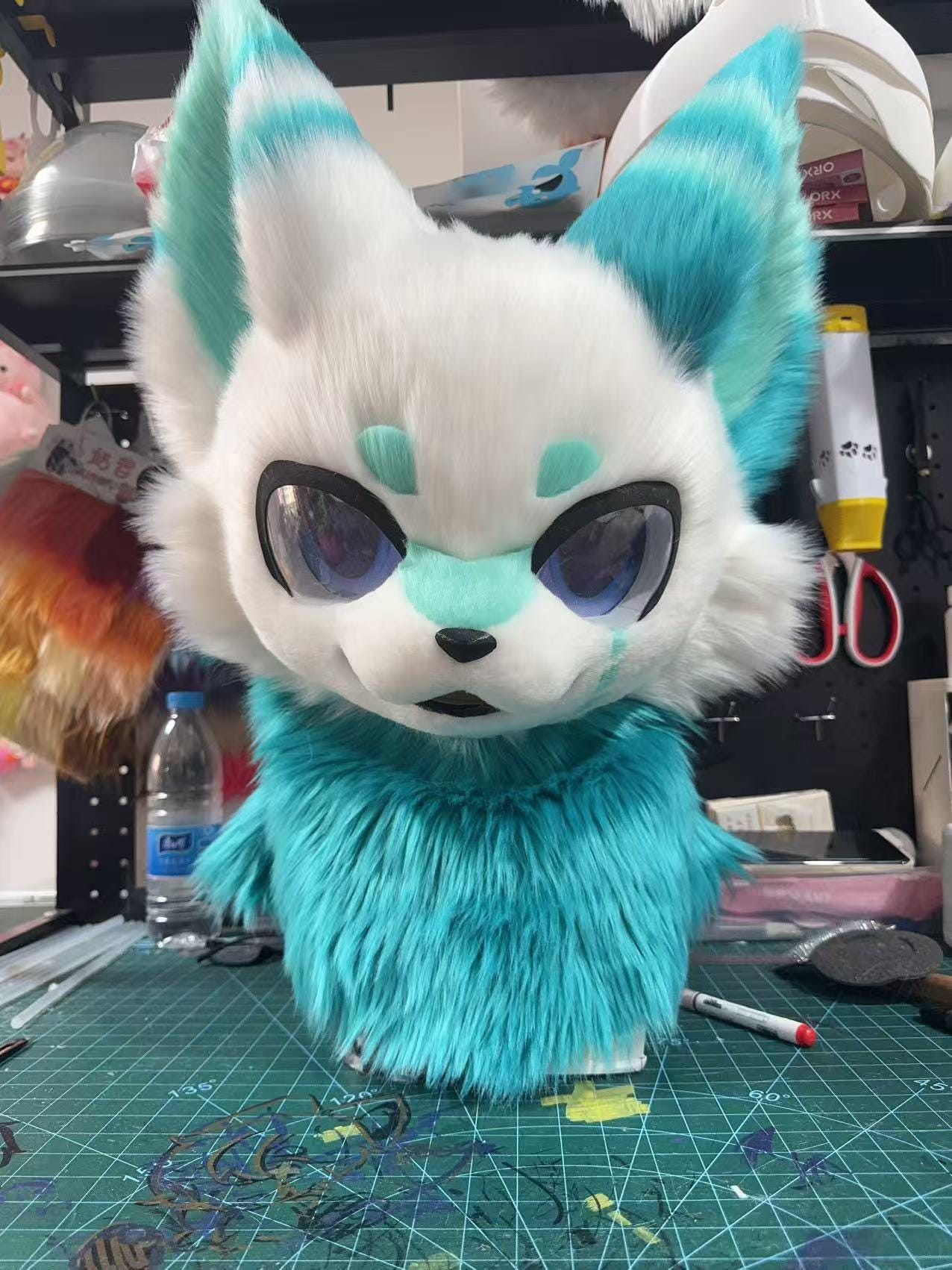 Custom Fursuit Head – Headpiece Faux Fur Cosplay Mask - Etsy