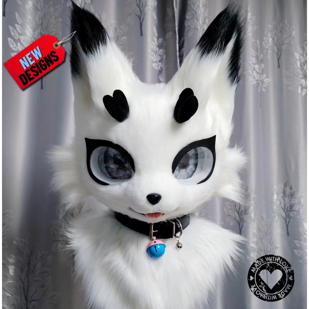 Handmade Furry Fursuit Headpiece: Cosplay Kemono Mask - Etsy