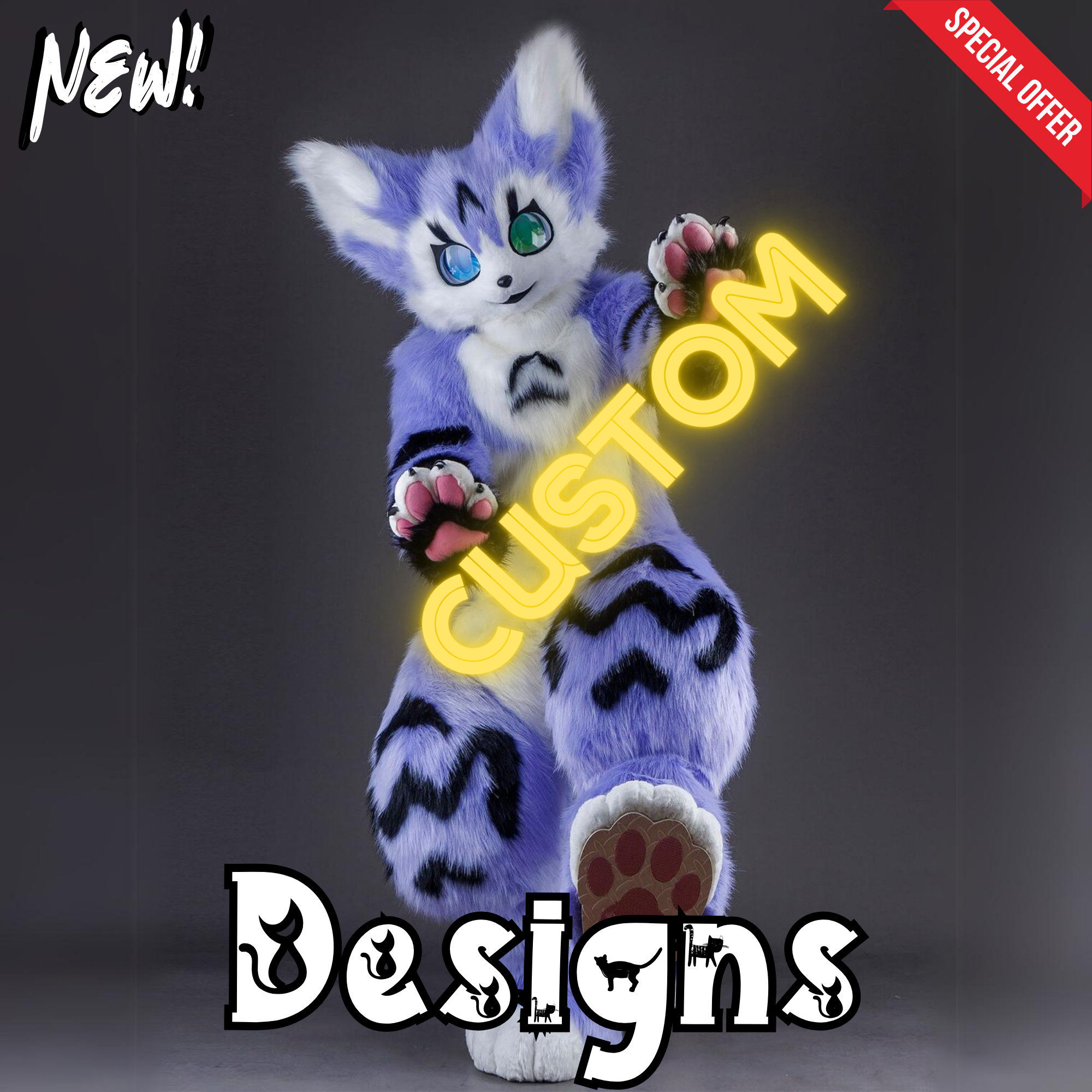 Kemono Fursuit Custom Creation, Complete Fursona, Full Persona Lized ...