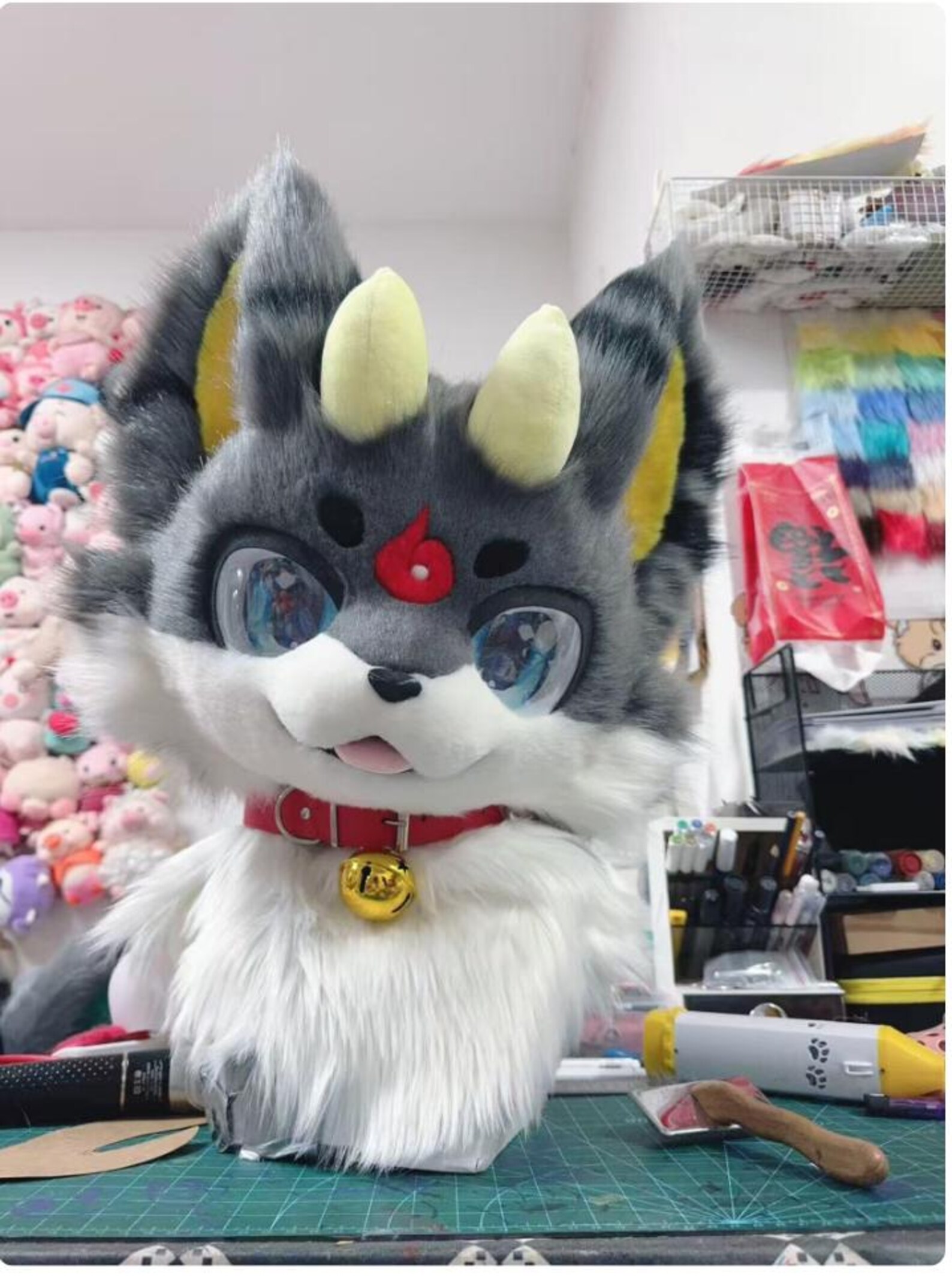 Custom Fursuit Head: Custom Kemono Fursona. Choose Colors and Patterns ...