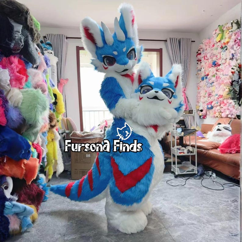 Personalized Furry Fursuit Set: Custom Cosplay Costume. Kemono Fursuit ...