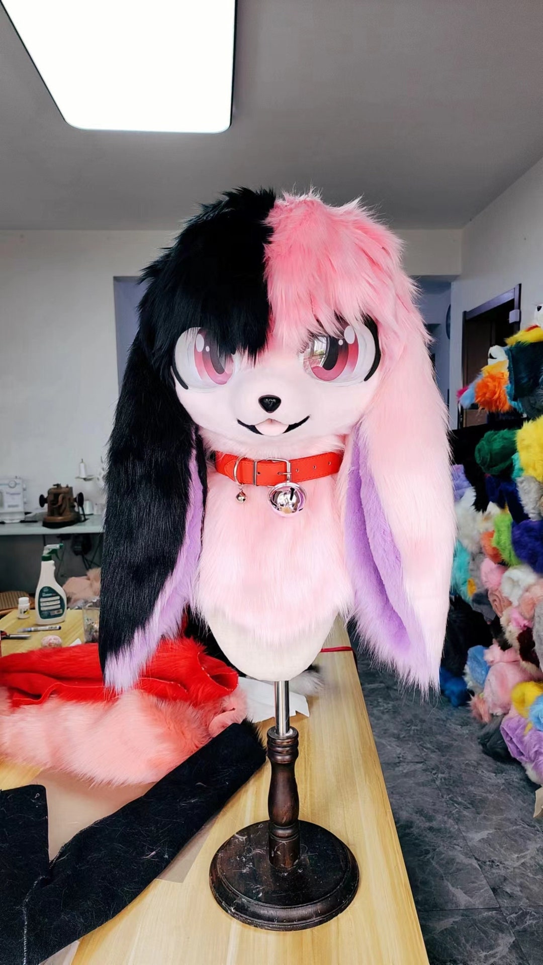 New Designs!, Fursona Head Piece, Unique, Cosplay, Kimono Head Furry ...