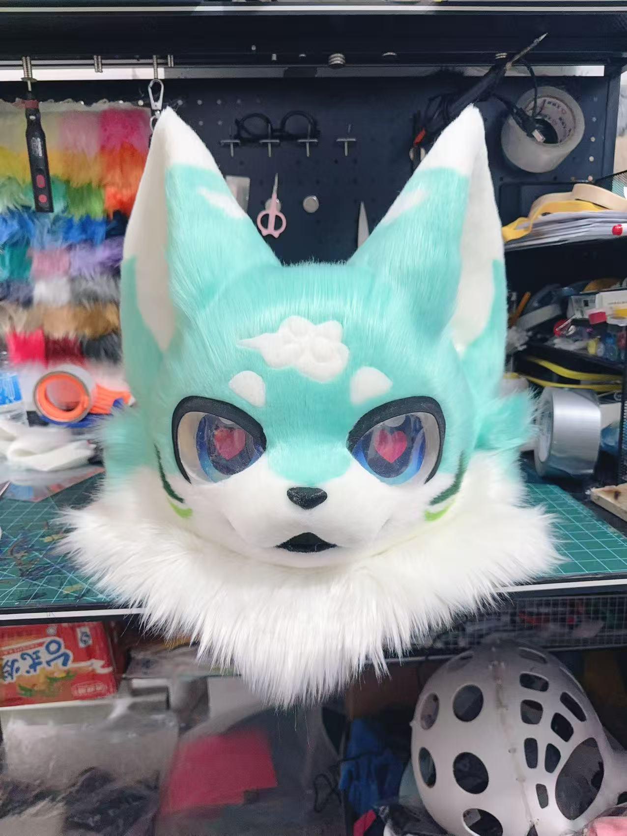 Fursuit Headpiece: Custom Cosplay Kemono Mask, Handcrafted Furry ...
