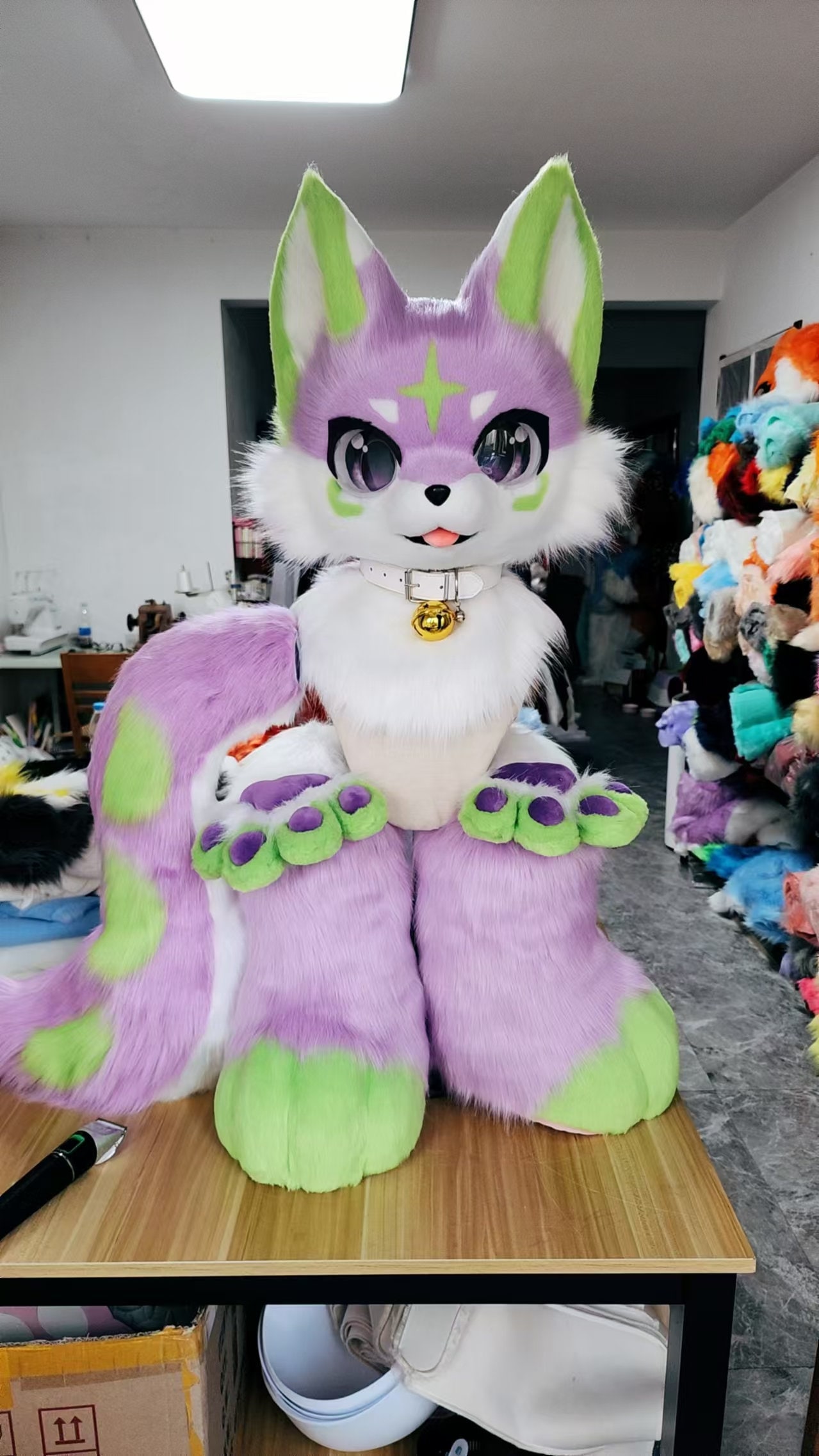 Custom Fursona Partial Fursuit: Kemono Head, Paws Tail and Feet. CHOOSE ...